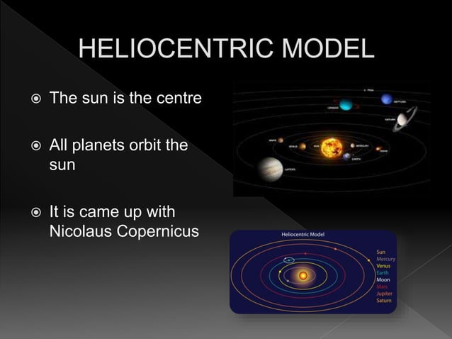 Geocentric and heliocentric model | PPTX