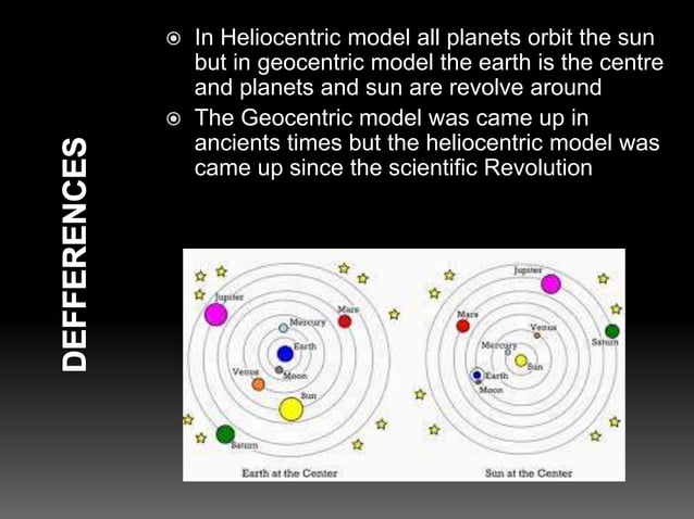 Geocentric and heliocentric model | PPTX