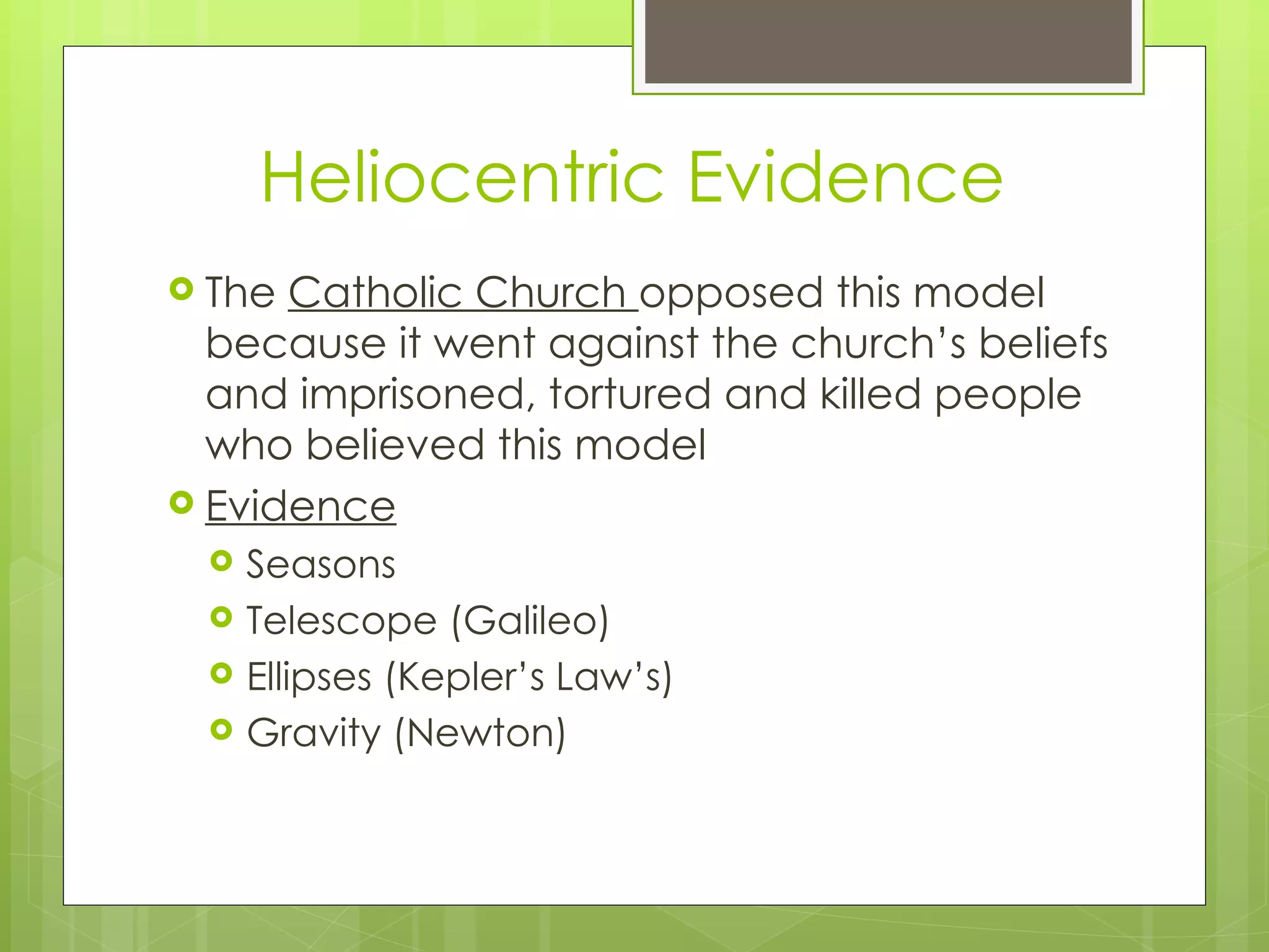 Geocentric vs. Heliocentric Models | PPT