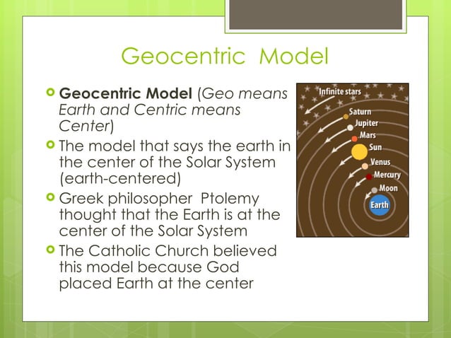 Geocentric vs. Heliocentric Models | PPT | Christianity | Religion ...