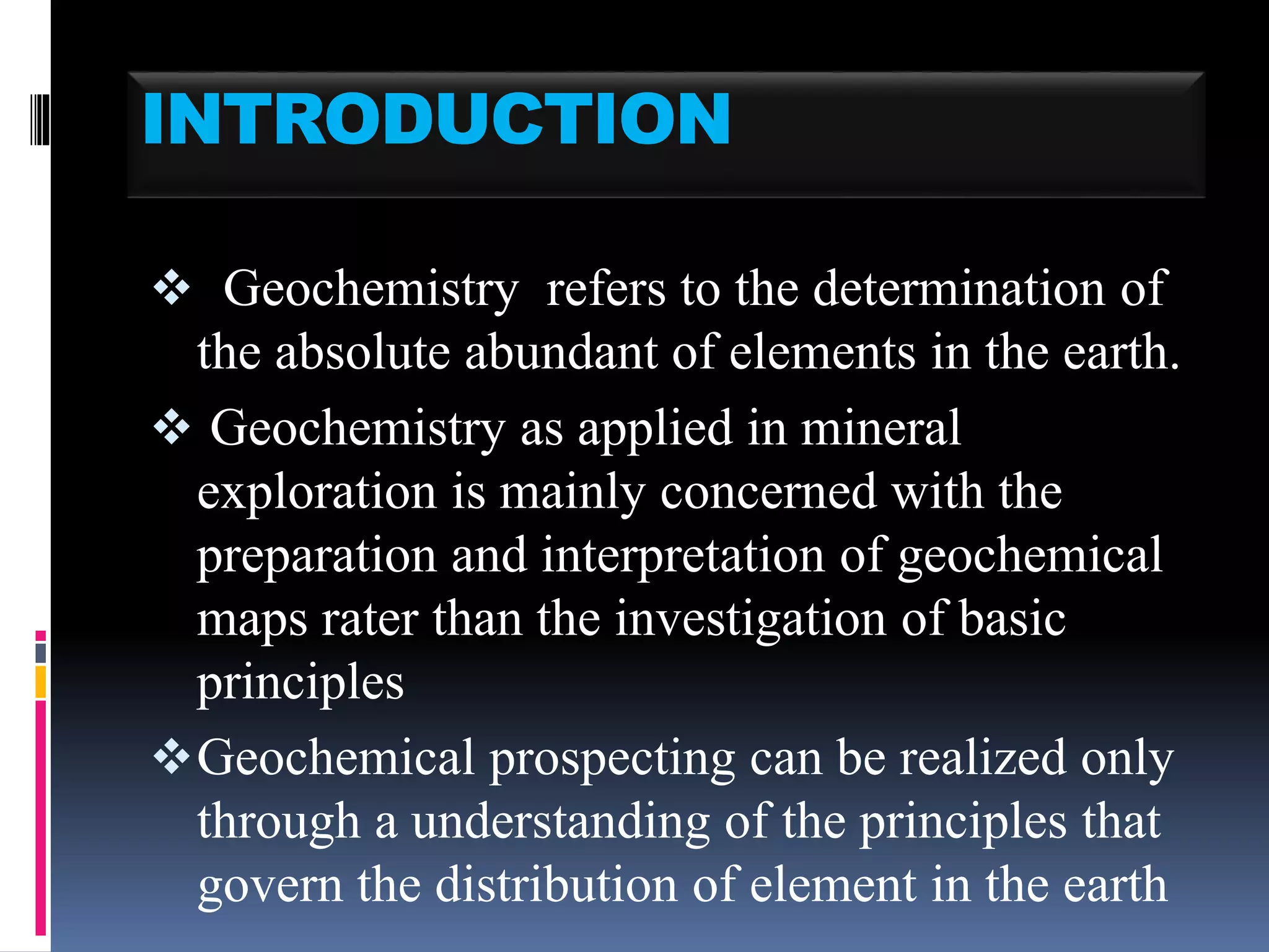 Geochemical cycle and mobility of elements | PPTX