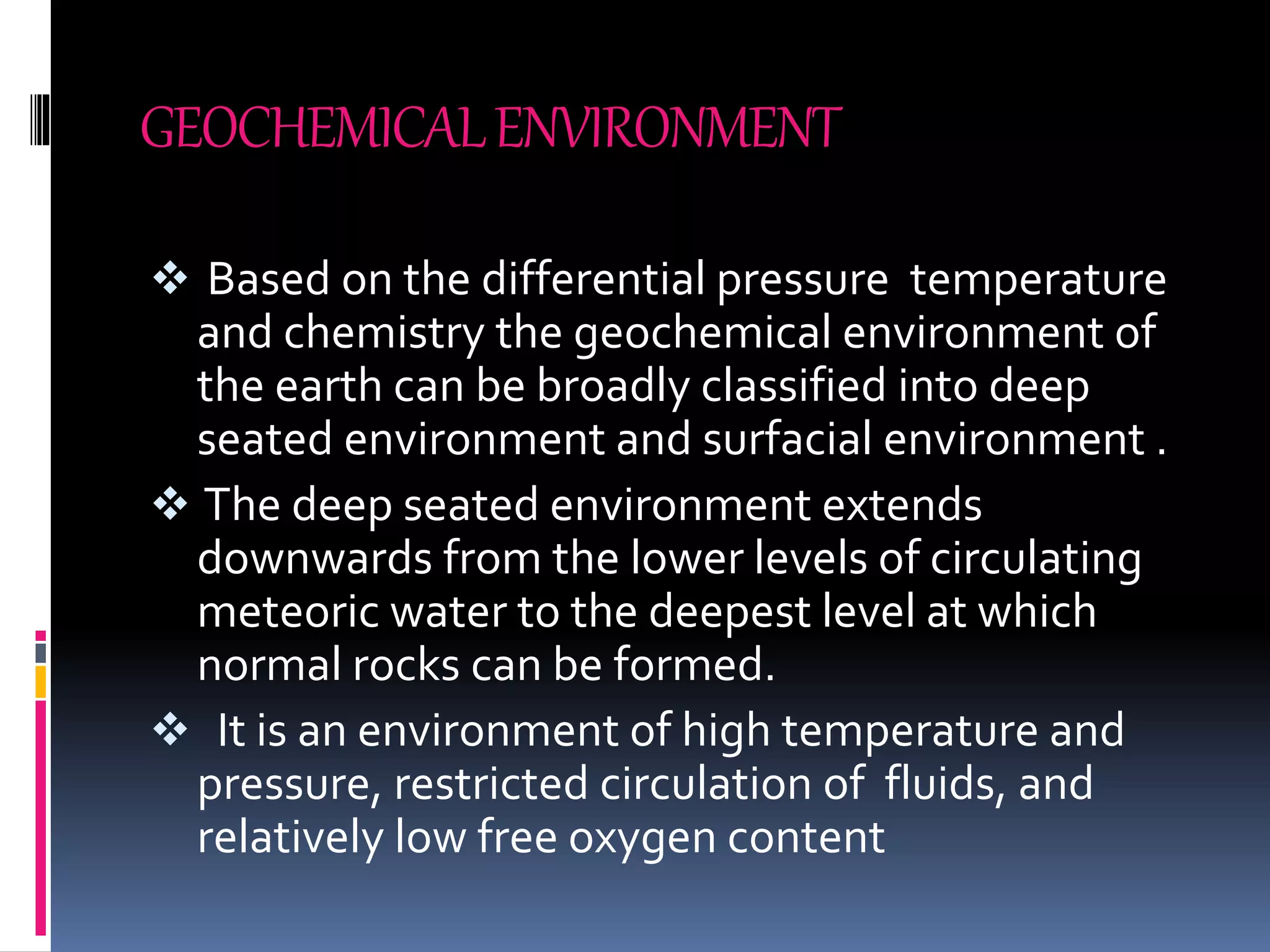 Geochemical cycle and mobility of elements | PPTX