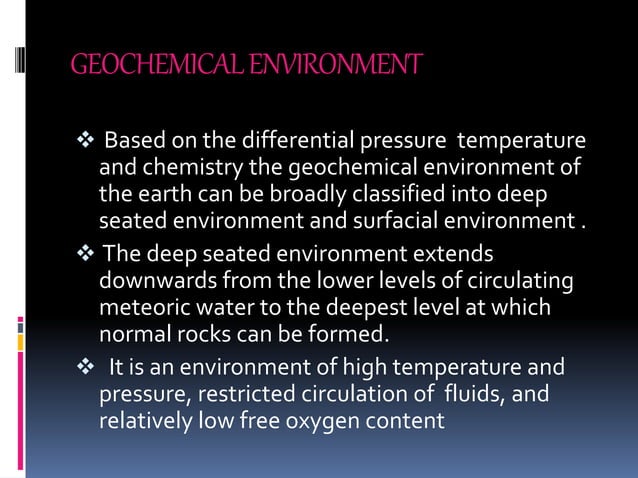 Geochemical cycle and mobility of elements | PPTX