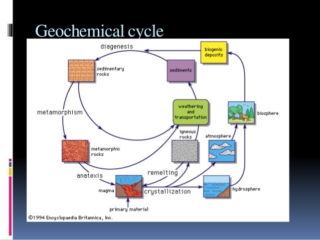 Geochemical cycle and mobility of elements