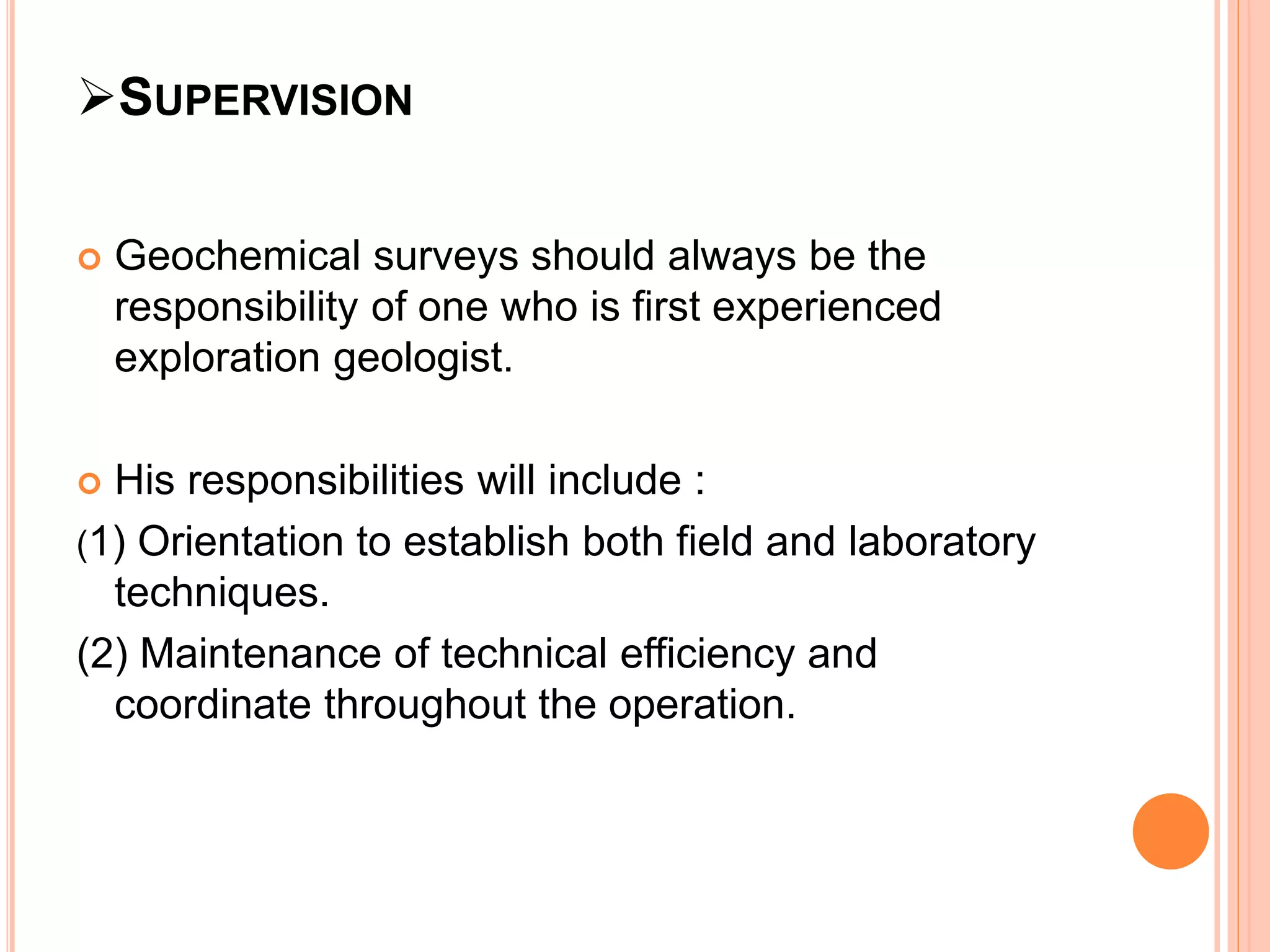 Geochemical methods in mineral exploration | PPTX