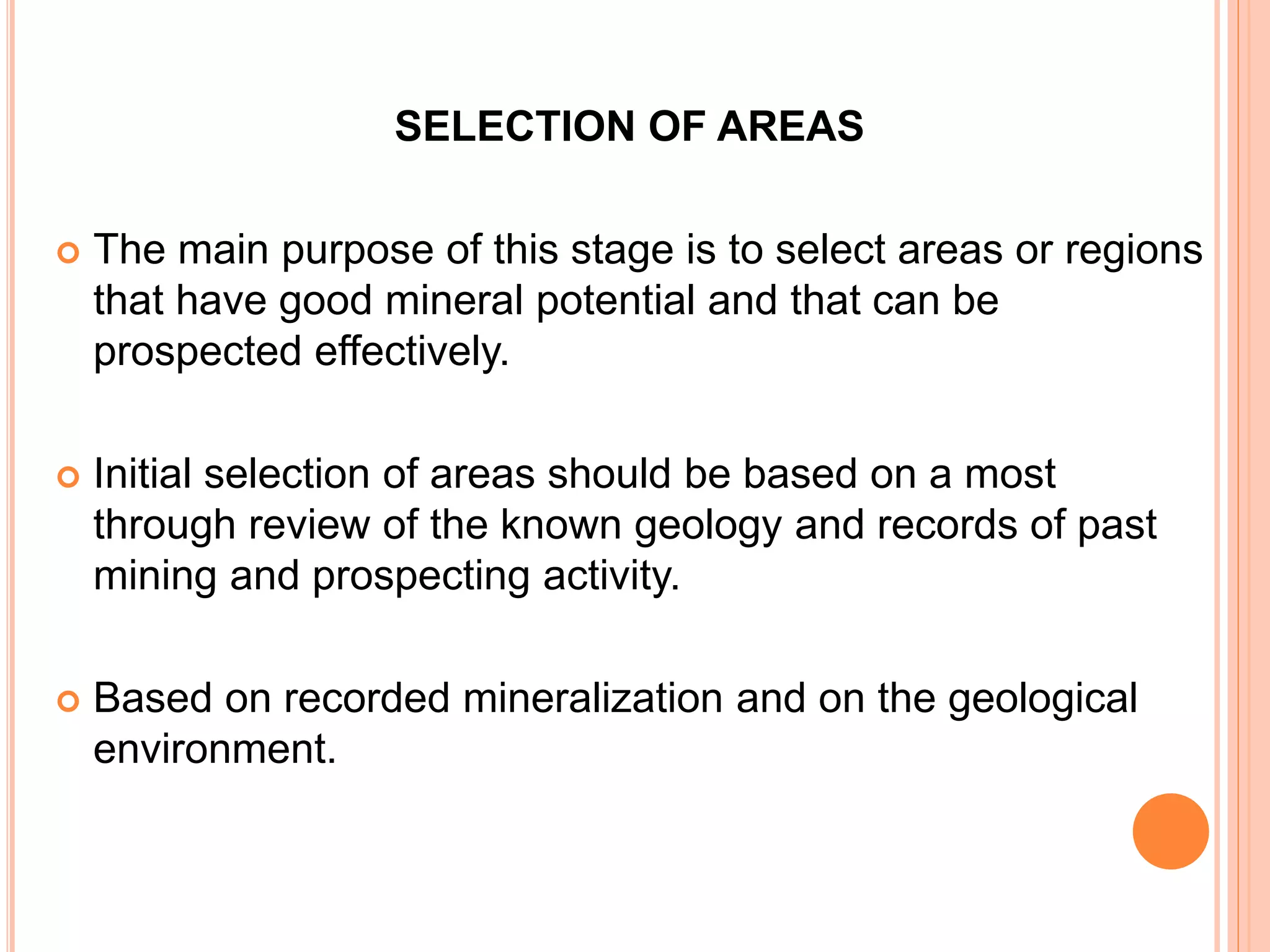 Geochemical methods in mineral exploration | PPTX