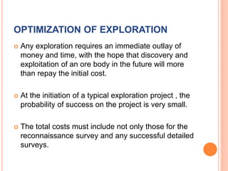 Geochemical methods in mineral exploration | PPTX