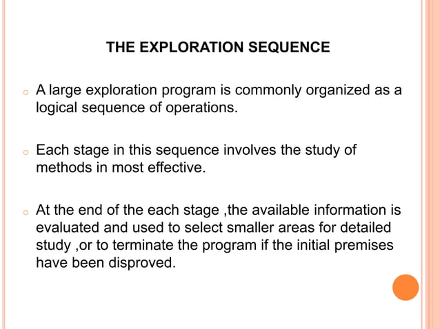Geochemical methods in mineral exploration | PPTX