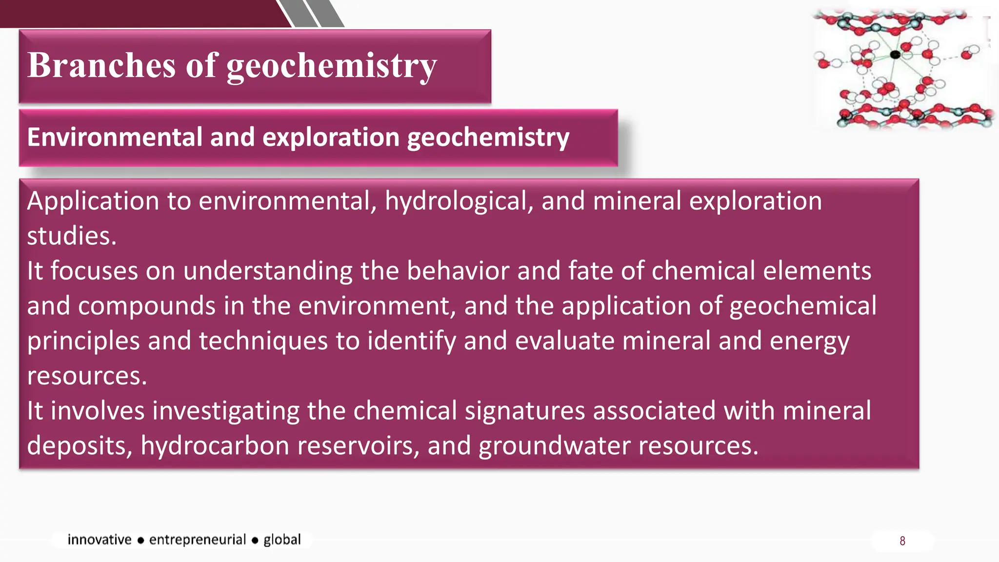 Geochemistry branches of geolchemistry.pptx