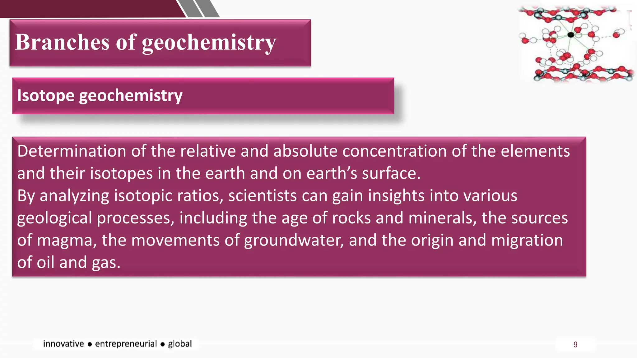 Geochemistry branches of geolchemistry.pptx