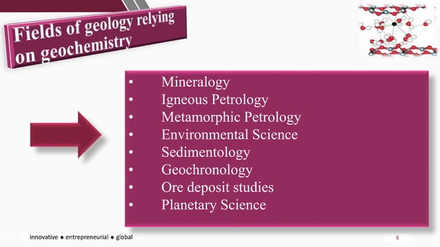 Geochemistry branches of geolchemistry.pptx | Geology | Science