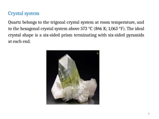 Geochemistry.quartz.environment of earthpptx | PPTX