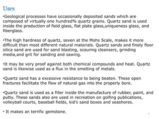 Geochemistry.quartz.environment of earthpptx | PPTX