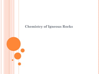 Comprehensive Analysis of Igneous Rock Chemistry and Geochemical ...