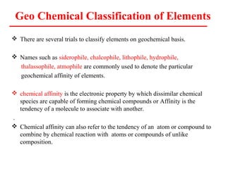 Geo Chemisty | PPT