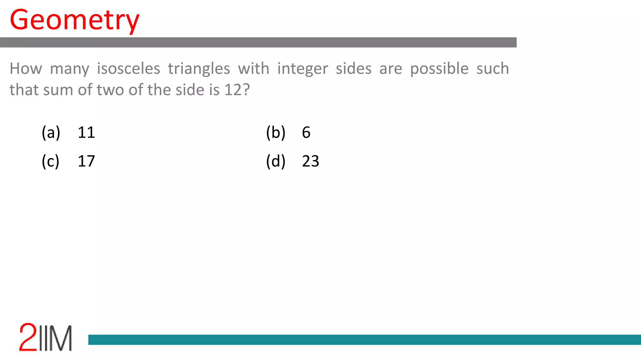 Triangles - Integer values | PPT Triangles - Integer values | PPT