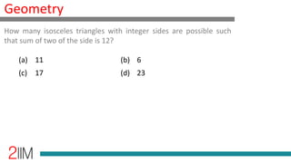 Triangles - Integer values | PPTX | Games and Puzzles | Hobbies & Interests