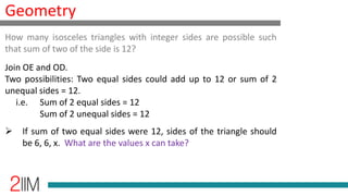 Triangles - Integer values | PPTX | Games and Puzzles | Hobbies & Interests