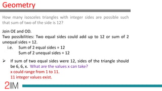 Triangles - Integer values | PPT