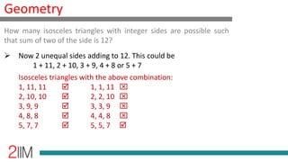 Triangles - Integer values | PPT