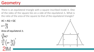 Geometry - Equilateral triangle and square | PPT