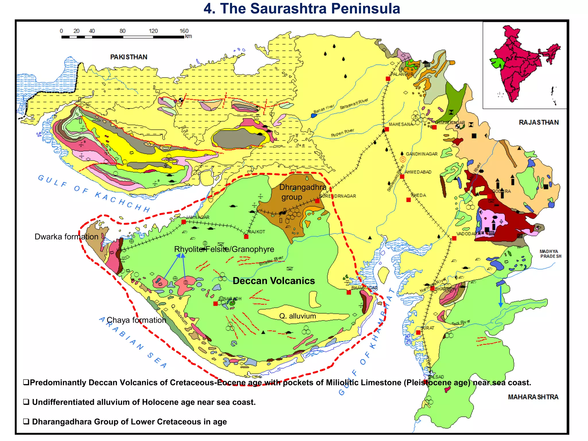 Geology and Mineral potential of Gujarat | PPTX