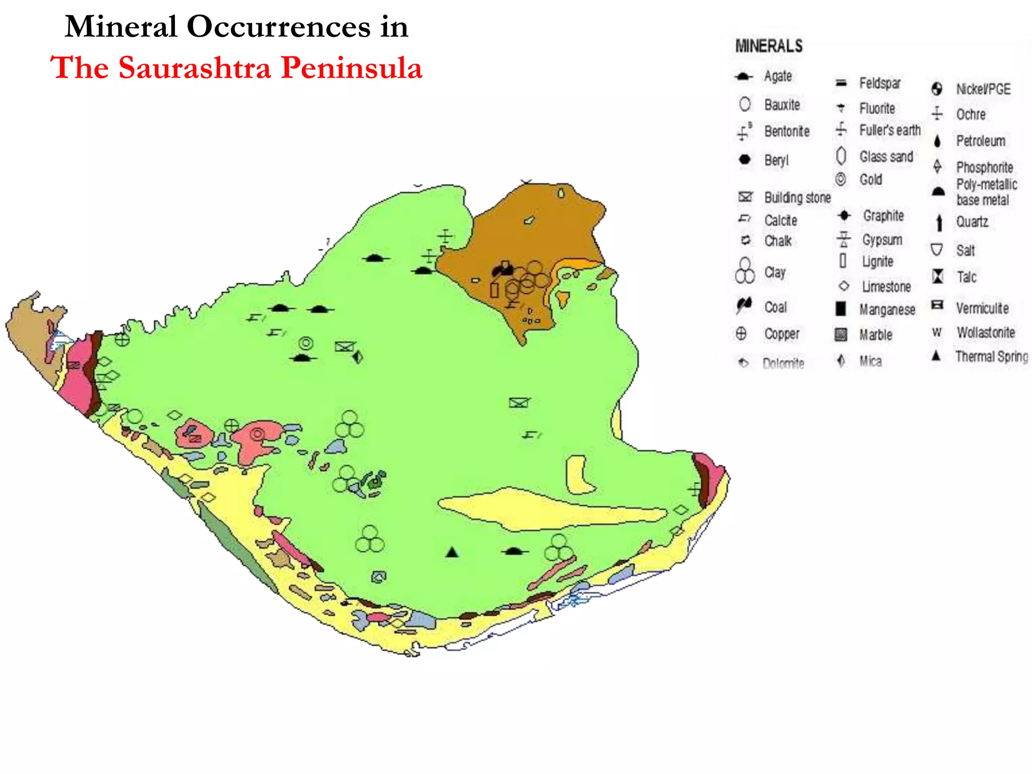 Geology and Mineral potential of Gujarat | PPTX