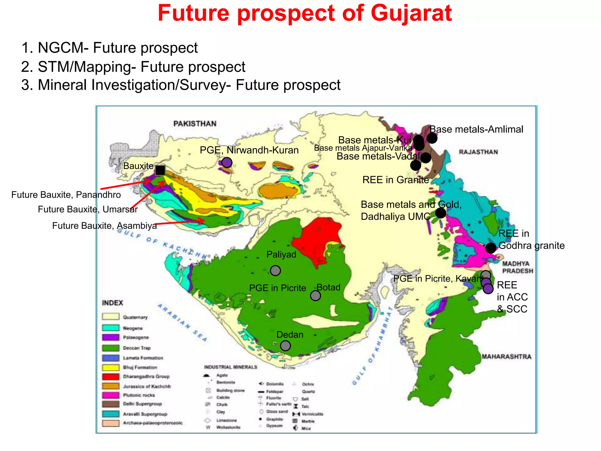 Geology and Mineral potential of Gujarat | PPTX