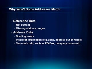 Geocoding - An Introduction about GIS LOCATION | PPT
