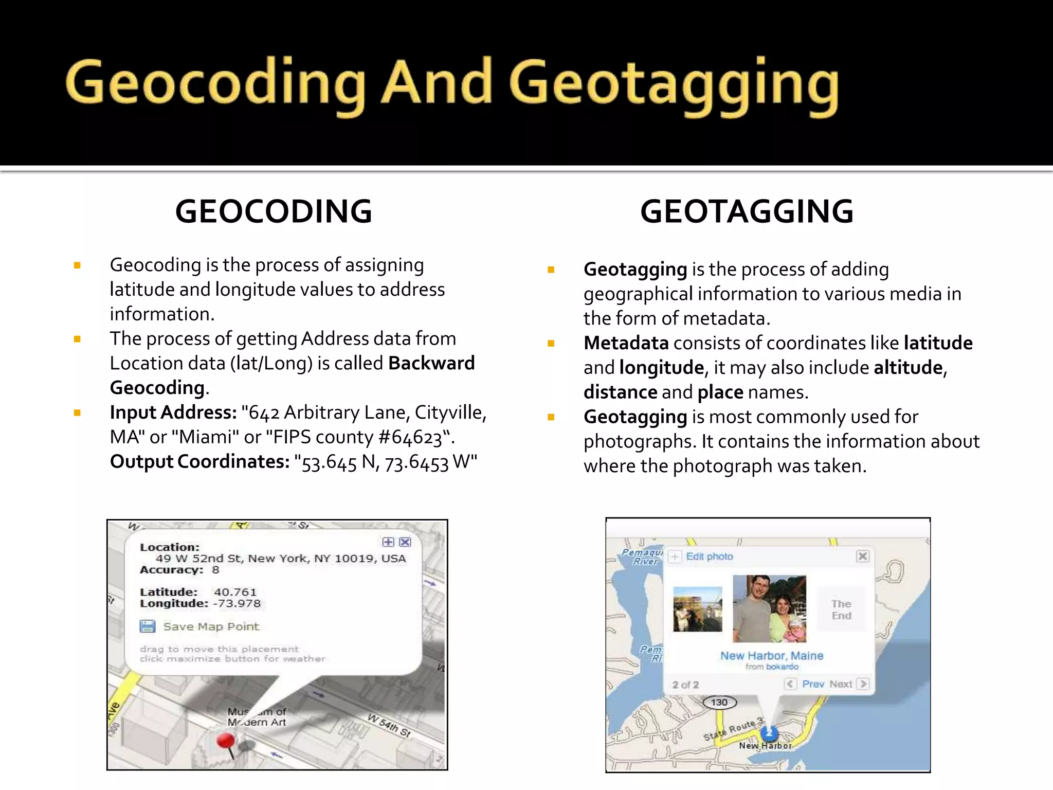 Geocoding for beginners | PPTX