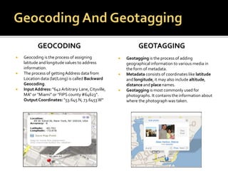 Geocoding for beginners | PPTX
