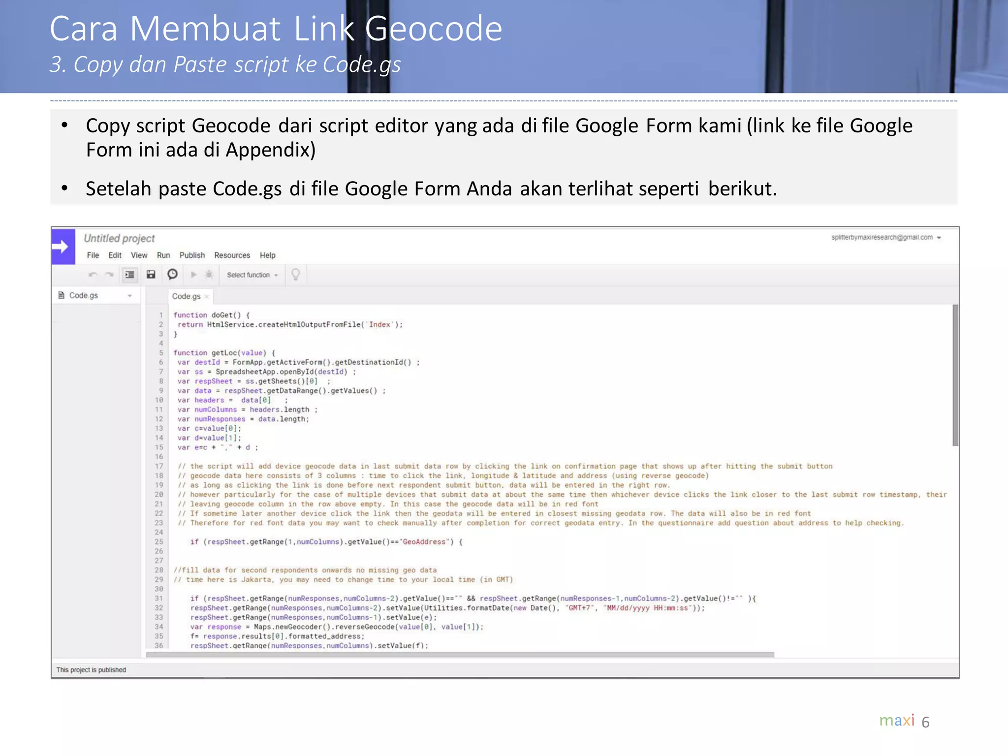 Geocoding Google Forms June 2020 Indonesia | PDF