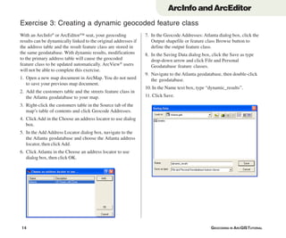 Geocoding in arc_gis_tutorial | PDF