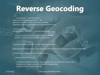 Geocoding and Reverse Geocoding | PPTX | Geography | Science