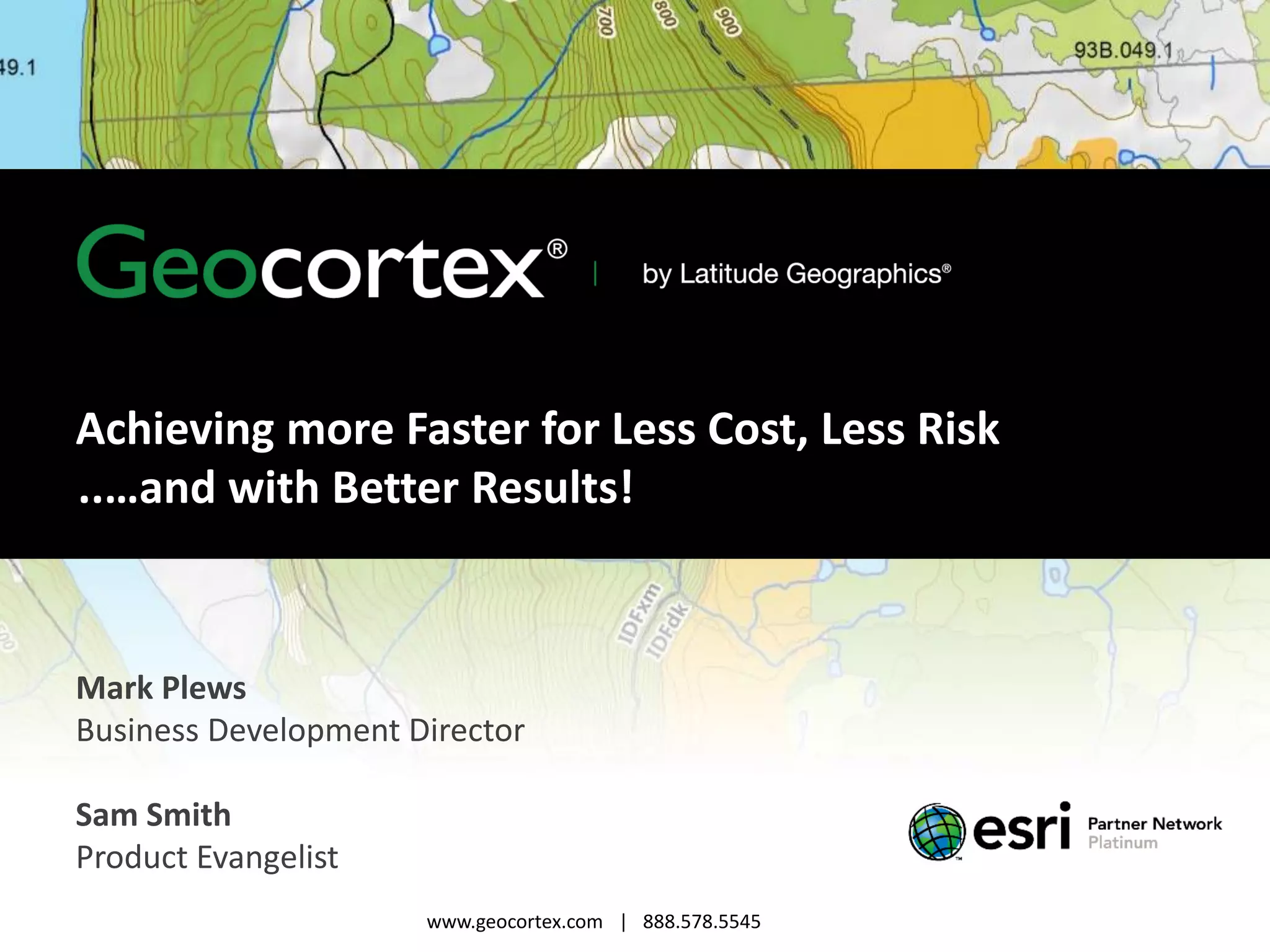 Geocortex essentials - Esri norsk BK 2014 | PDF
