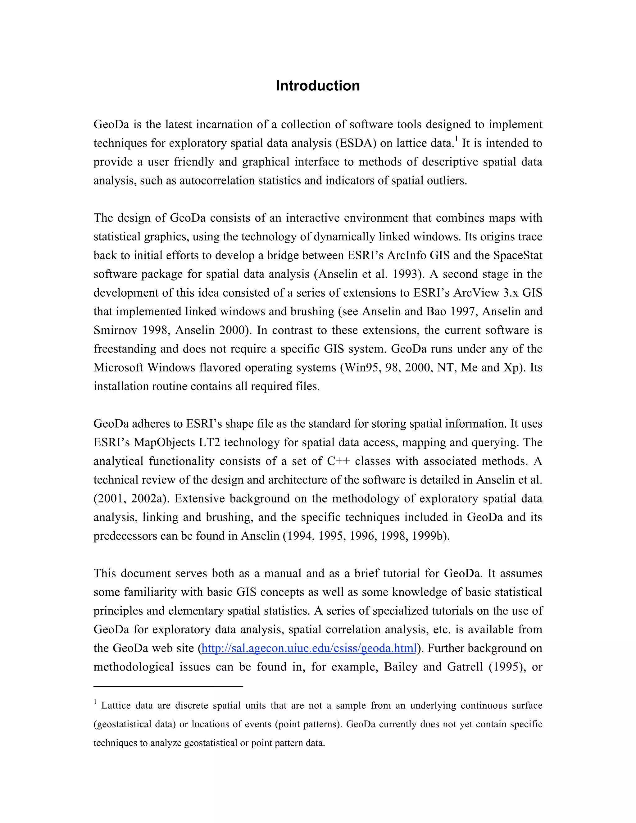 Geoda user guide | PDF