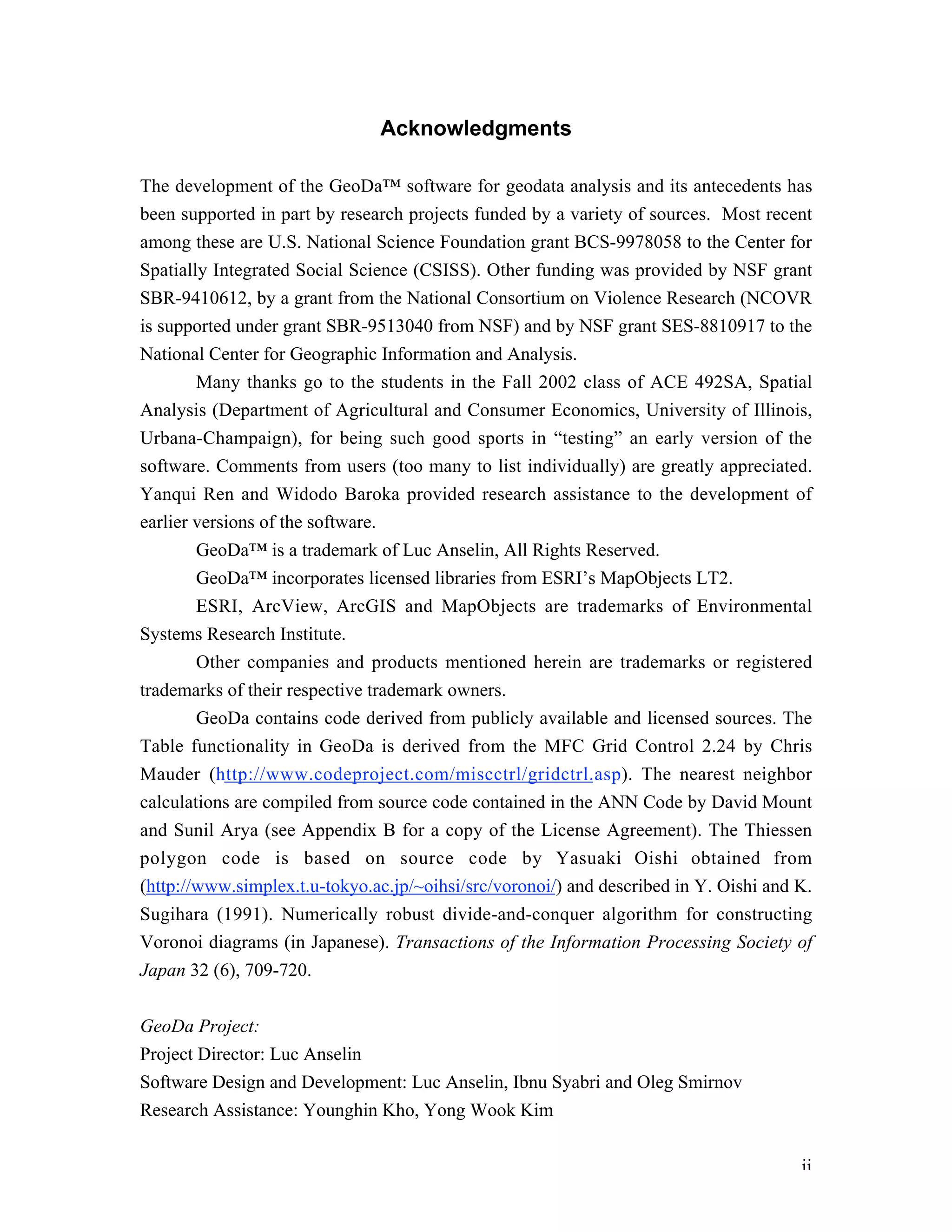 Geoda user guide | PDF