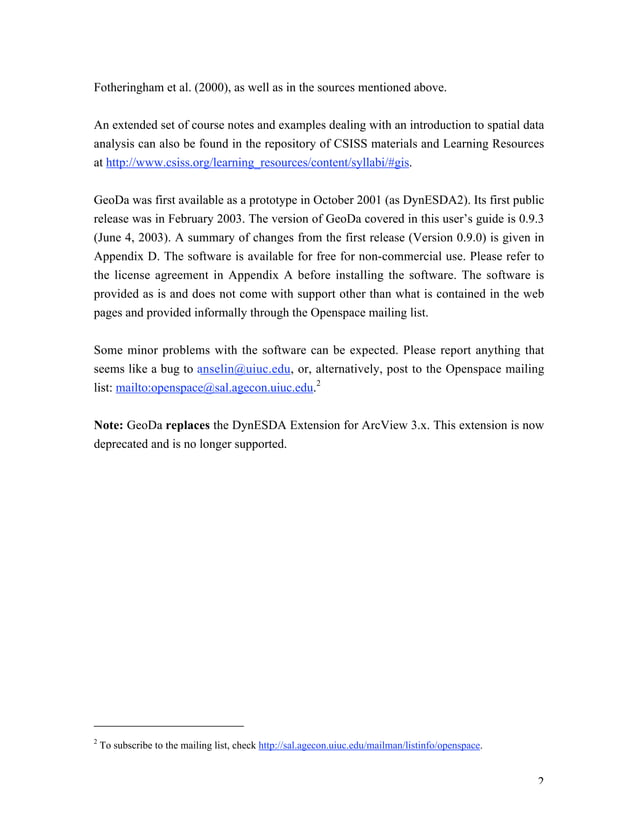 Geoda user guide | PDF | Computing | Technology & Computing