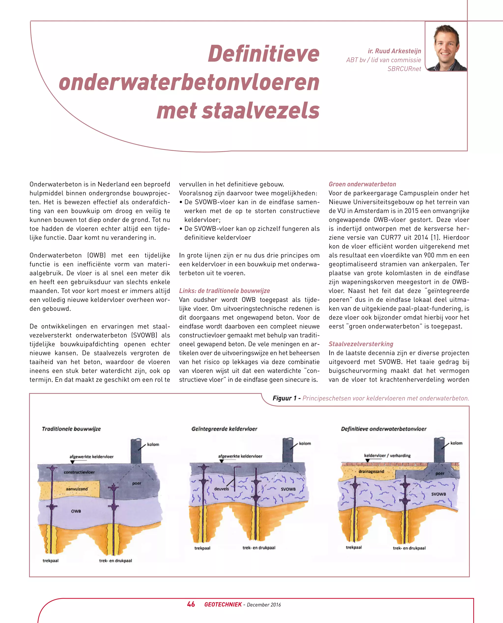 Geotechniek: Definitieve SVOWB-vloeren (december 2016) | PDF