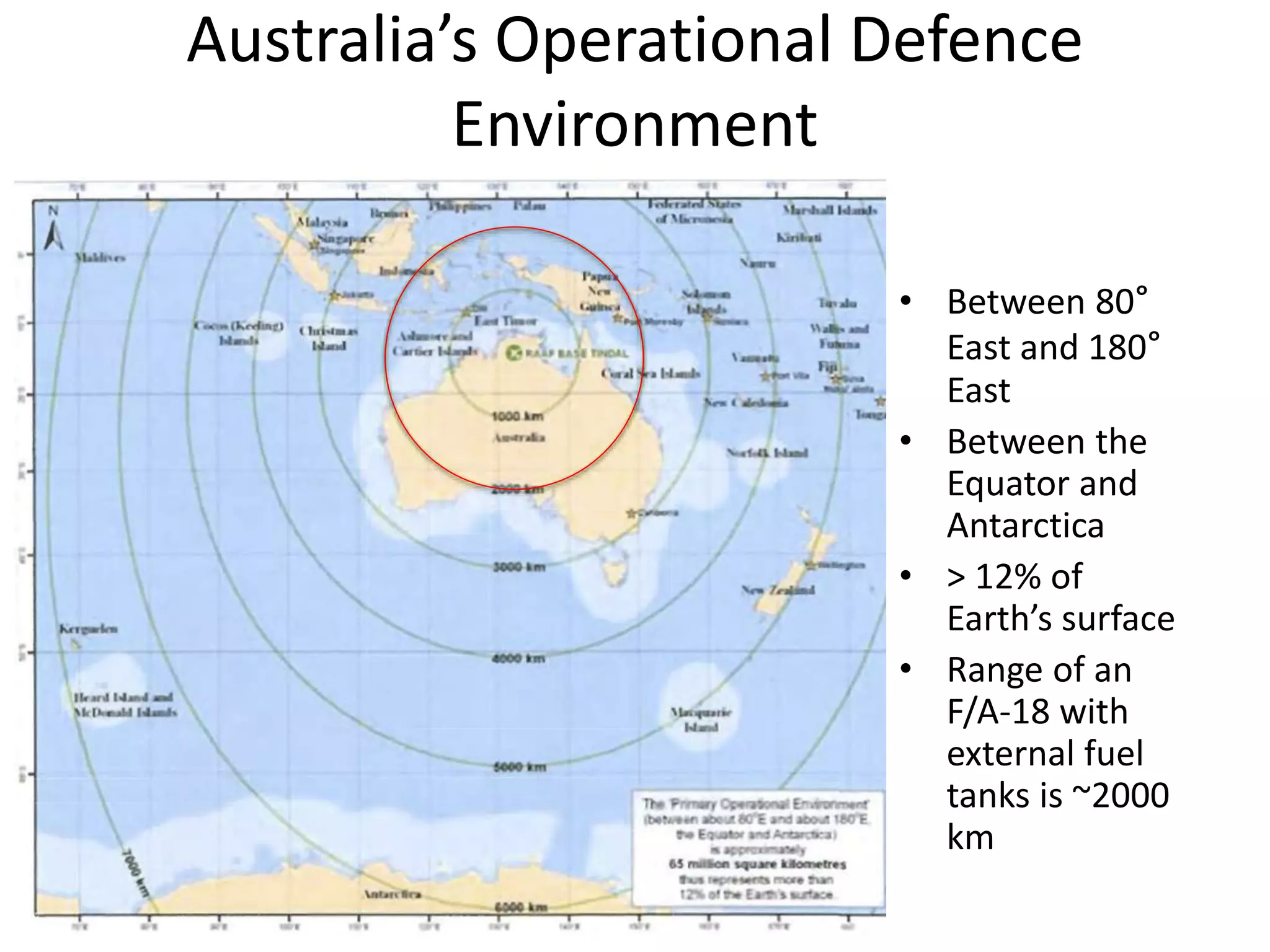 Australia and Asia Geo defence 1 intro | PPTX