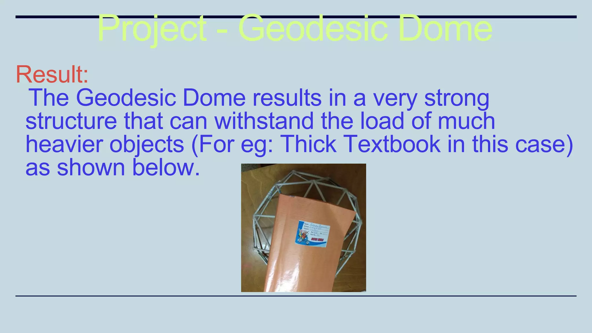 Geodesic Dome | PPTX