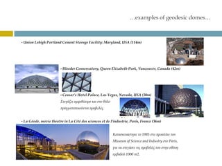 Geodesic dome structures | PDF