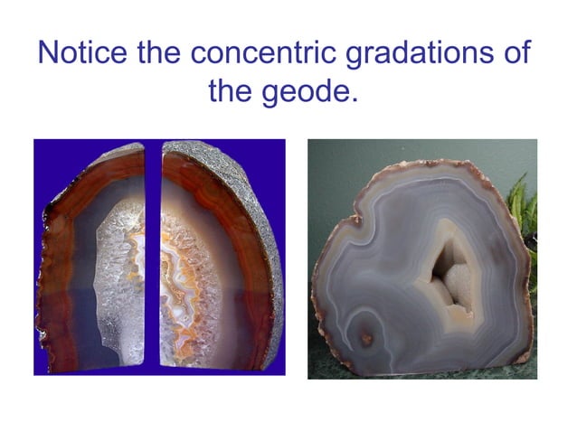 Geodes Power Point 2009 | PPT | Geology | Science