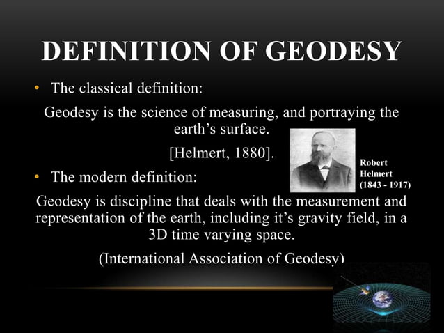 Geodesy | PPT