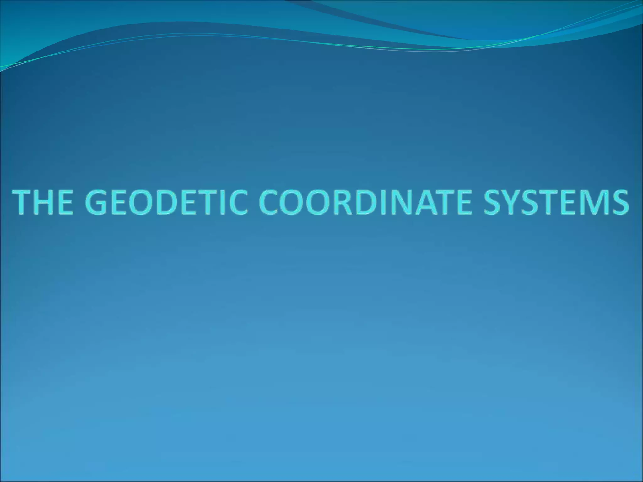 Geodetic systems | PPT