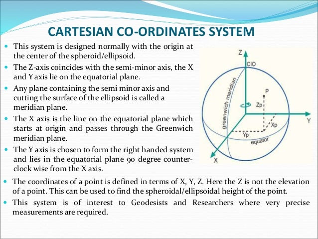 Geodetic systems