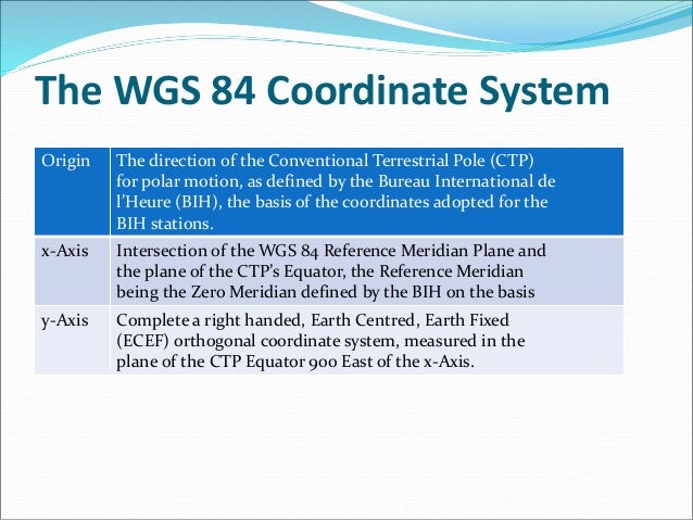 Geodetic systems