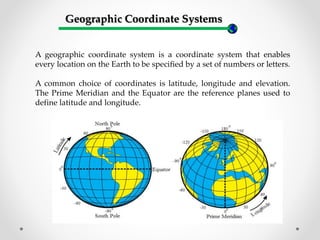 Geodetic systems (earth, ellipsoid) | PPTX