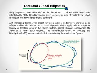 Geodetic systems (earth, ellipsoid) | PPTX