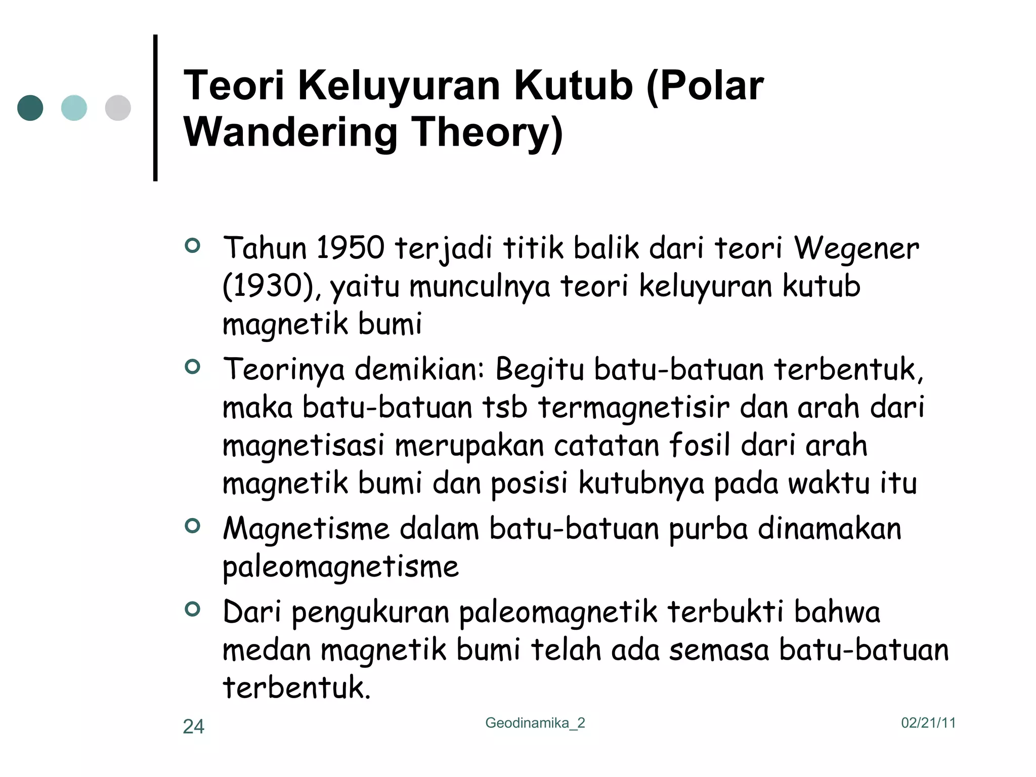 Geodinamika - 1: Tujuan & Ruang Lingkup serta Teori Dinamika Bumi ...